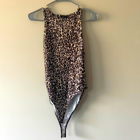 Zara | Tops | Zara Leopard Print Bodysuit Size Medium | Poshmark
